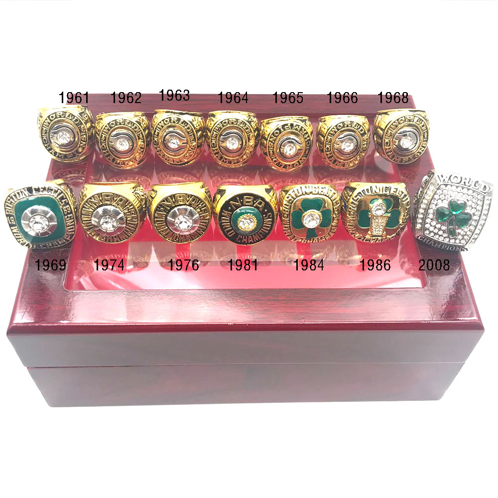 Boston Celtics Championship 17 Rings Set – Mik Store