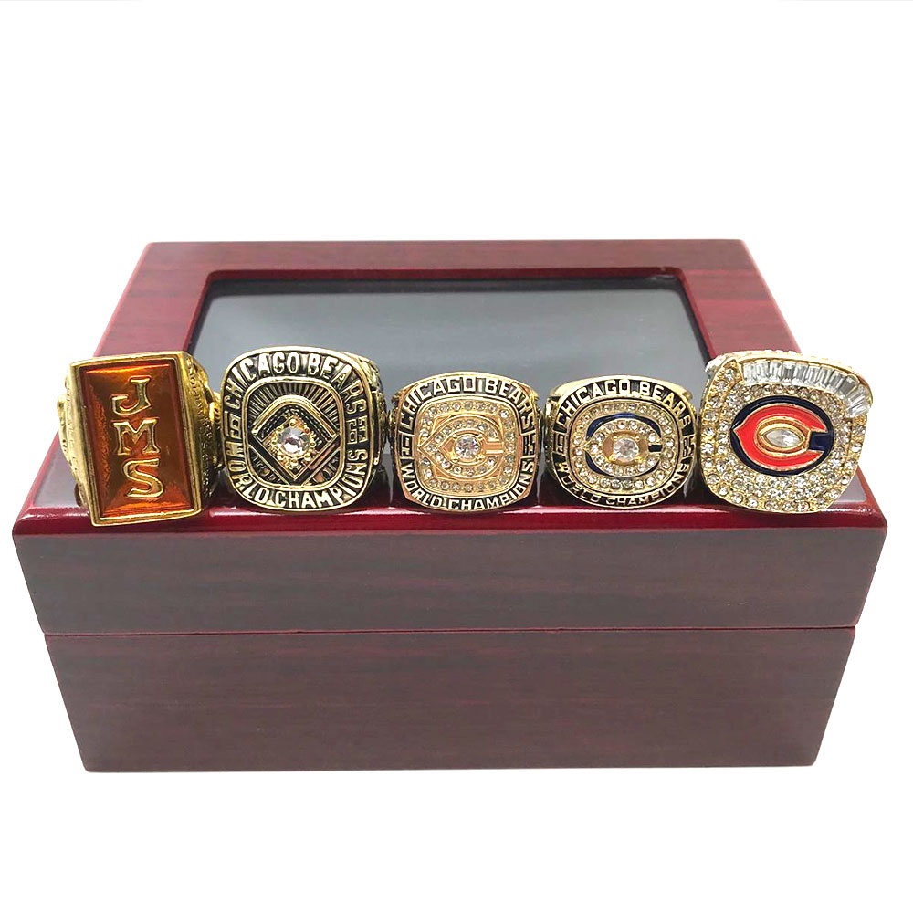 Chicago Bears Championship 5 Rings Set - Mik Store